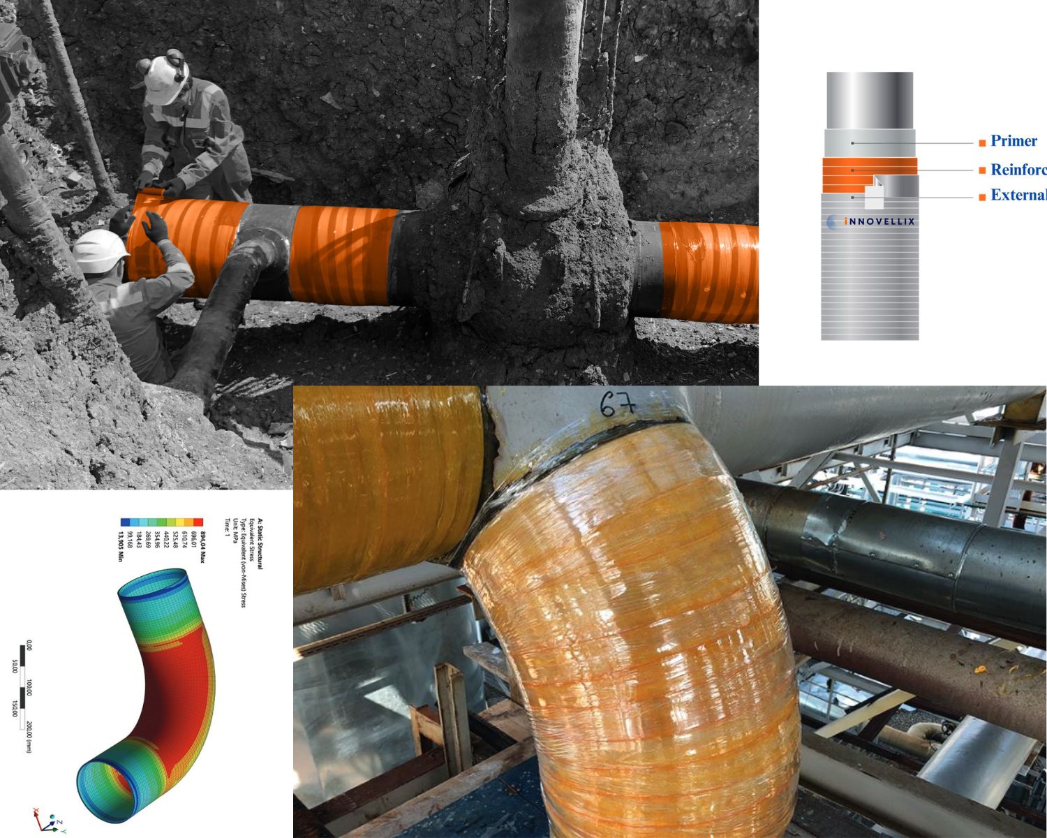 Composite pipe repair solutions